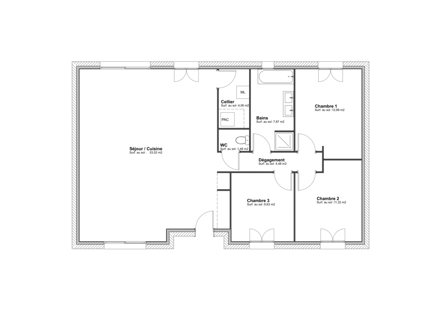 Maison Linotte - 105 m² | BC Résidences